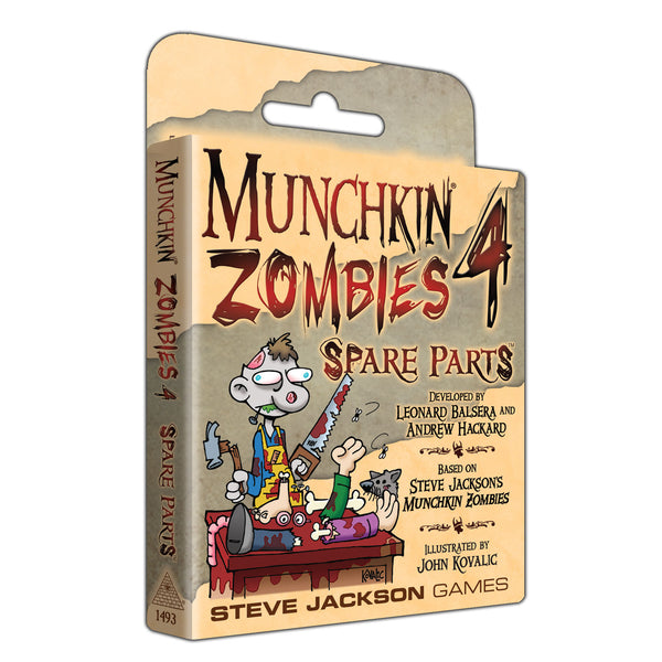 Munchkin Zombies 4 Spare Parts – Tyton Games